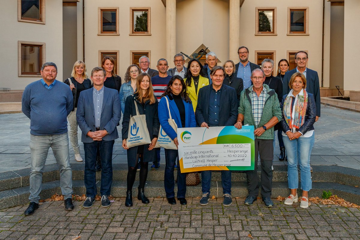 Commune de Hesperange: Remise_de_chéque_Laftreff, 10.10.2022
