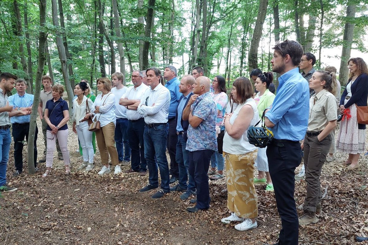 Lëtzebuergesch: Inauguration du cimetière forestier à Howald, 07.06.2023